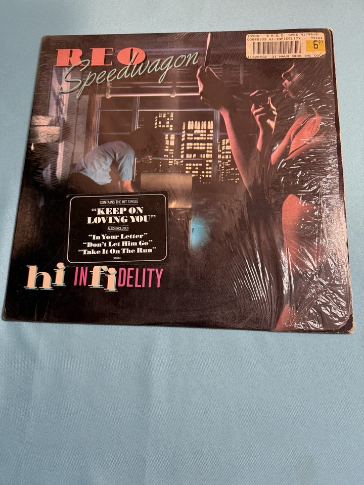 REO Speedwagon Hi Infidelity Original Shrink, Hype Sticker, Vinyl LP EX ...