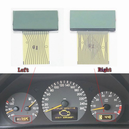 Right Instrument Cluster LCD Display Screen for Mercedes 1998-2002 E ...