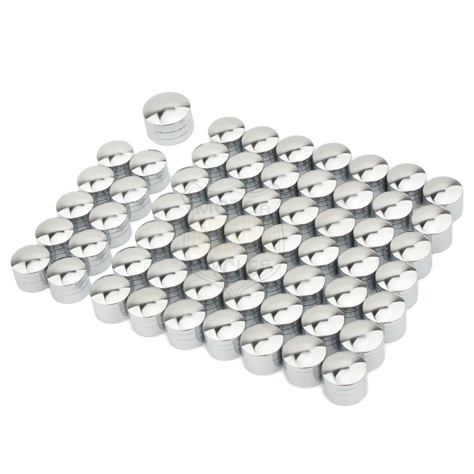 60pcs Chrome Engine Topper Bolt Cover Caps For Harley Twin Cam Road ...