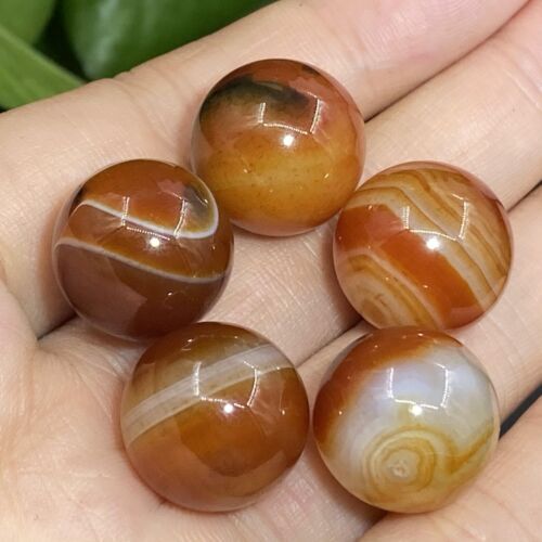 100pcs Wholesale Natural Red agate Ball Quartz Crystal Sphere healing ...