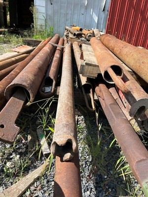 Flat bottom tip over bailer flap valve type but with corrugated bottom ...