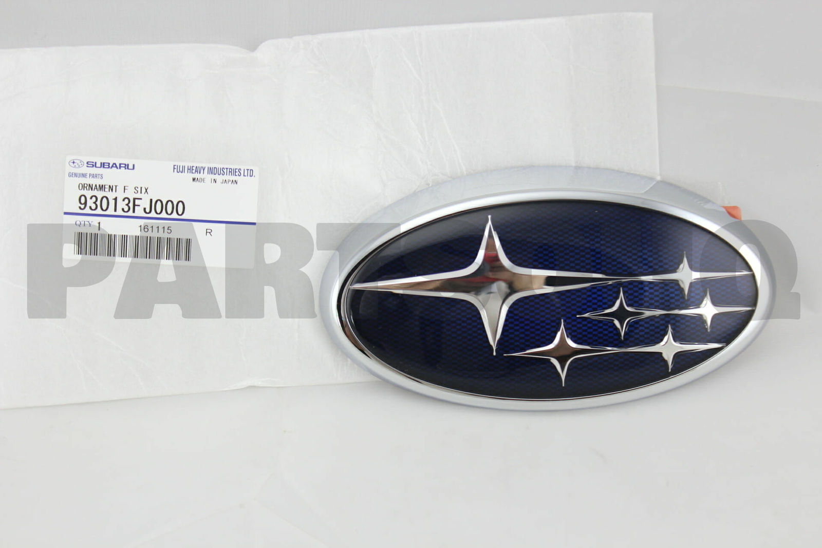 Subaru Ornament F Six 93013FJ000 93013-FJ000 | Genuine OEM | Blue ...