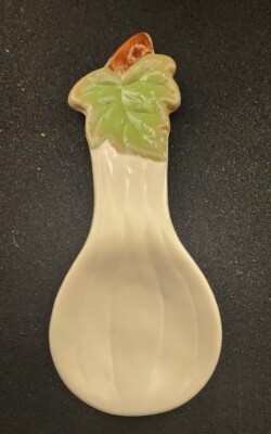 Ceramic Spoon Rest Pumpkin Fall Autumn Theme | eBay