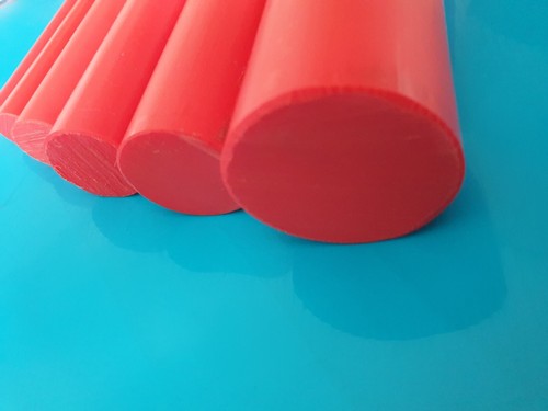 engineering plastic red pvc round 10mm 15mm 20mm 25mm 30mm 40mm nylon ...