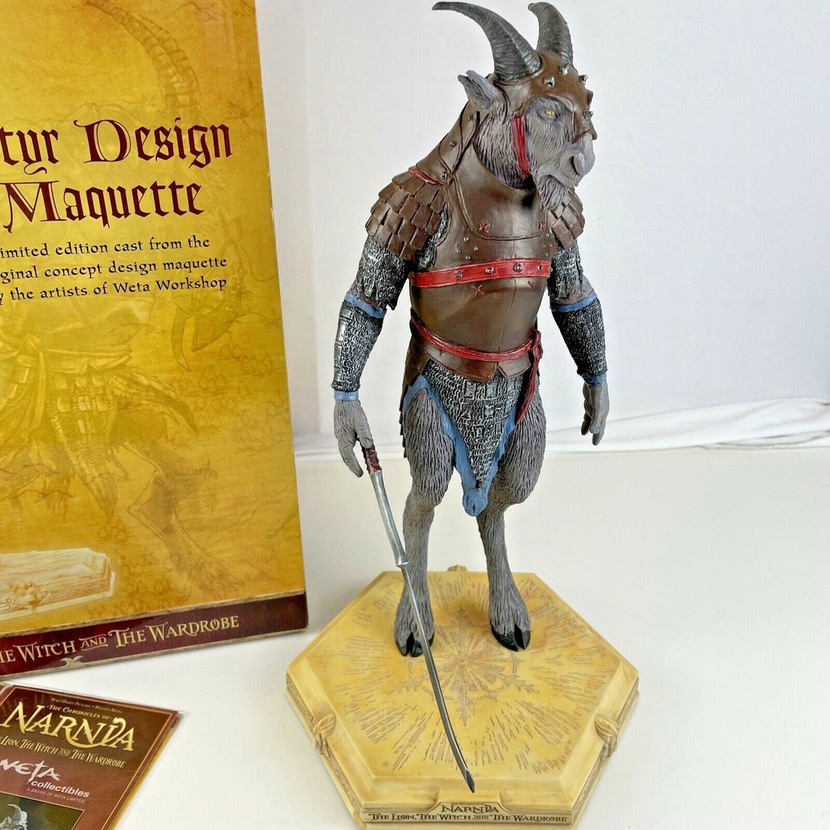 Narnia Satyr Chronicles Of Narnia Satyr Design 14" Maquette Sculpture