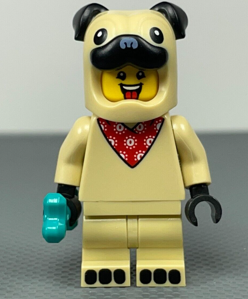 LEGO Pug Costume Guy Collectible Minifigure Series 21 CMF 71029 Minifig ...