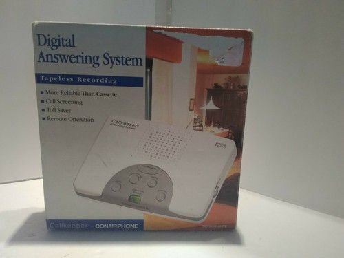 Conairphone Call Keeper Digital Answering System TAD1212W White | eBay