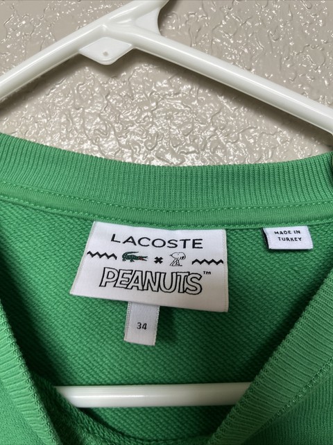 Men's Lacoste White x Peanuts Peppermint Patty Organic Cotton T-shirt ...