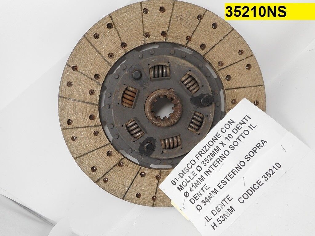 Disque Embrayage Avec Ressorts Ø 352MM Avec 10 Dents Ø 41MM Intérieur ...