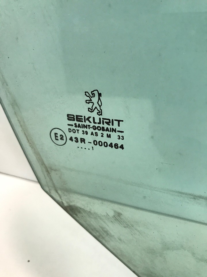 Peugeot 206 Ventanilla Delantero Derecho Puerta 43r-000464 Original 99 ...