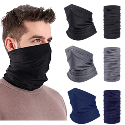 Neck Gaiter Half Face Mask Cover Scarf Tube Bandana UV Protection for ...