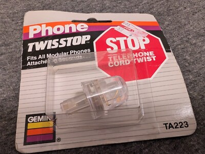 Gemini TwisStop Handset Cord Detangler For Telephones TA223 | eBay