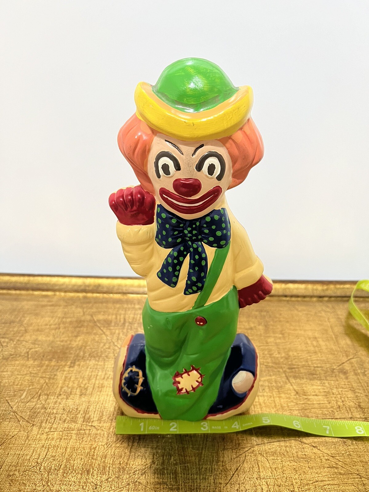 1970s Hand Painted Two Face Clown Figurine Happy Sad Face | eBay