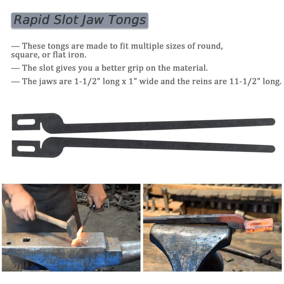 Five Types of Blacksmith Tongs Forging Tongs 5 Pairs DIY Rapid Tongs ...