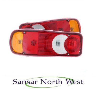 Renault Master Pair Of Rear Lamps Tail Light Lights N/S LEFT Incl. LEFT ...