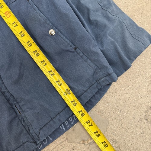 80s Vintage US Navy Blue USN Military Lined N4 Utility Deck Jacket Coat ...