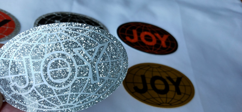 Vintage Rare JOY Mining Sticker 9 pc. Lot ~ New/Old stock ~ White ...