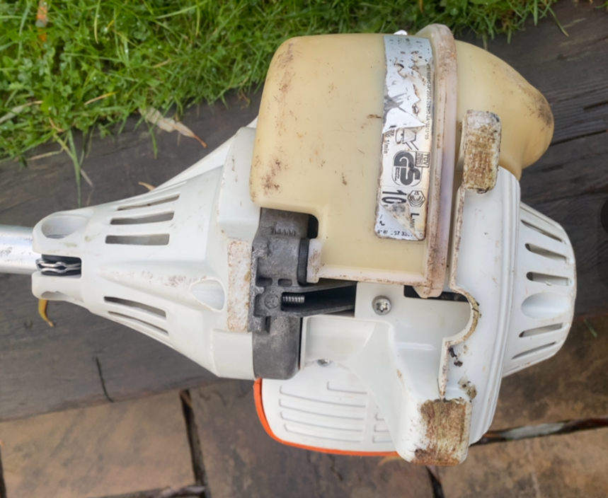 Stihl FS90 Petrol Strimmer with cow horn handles ECHO ES 250 ES blower ...