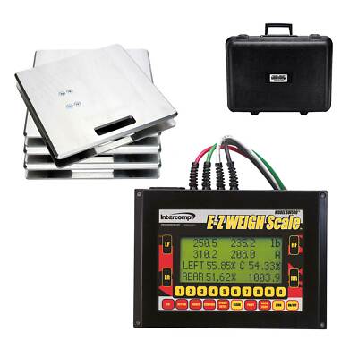 Intercomp E-Z Weigh Computer Scales - Corner Weights - Motorsport/Rally ...