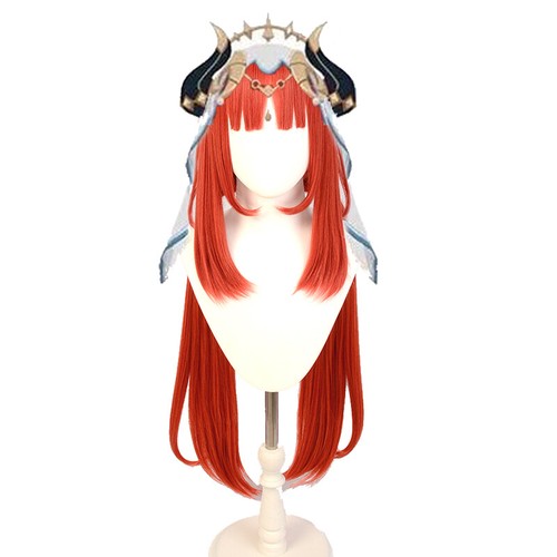 Full Wig Fashion Periwig Genshin Impact Nilou Hair Hairpiece Cosplay ...