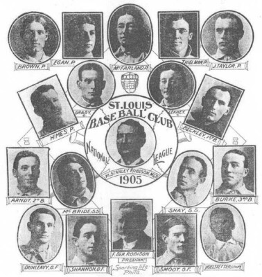 1905 ST. LOUIS CARDINALS 8X10 TEAM PHOTO BASEBALL PICTURE MLB WIDE ...