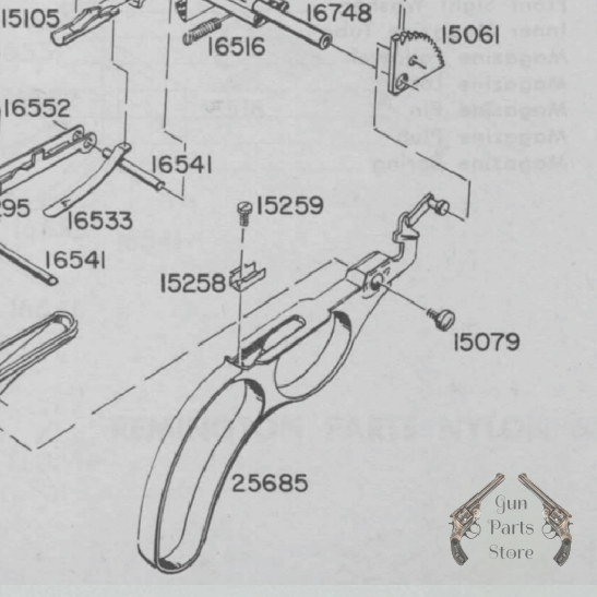 Finger Lever Assembly w/ Latch for Remington Nylon 76 Lever Action ...