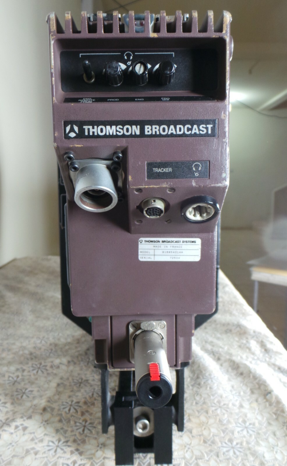 Thomson Digital Camera 1657, ANGENIEUX - 62 AIF box lens complete with ...