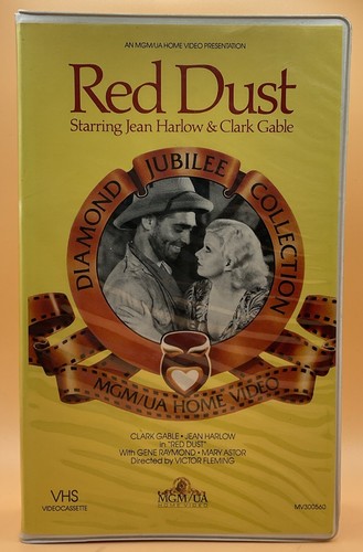 Red Dust VHS 1932, 1985 MCA Clamshell Jean Harlow Clark Gable *Buy 2 ...