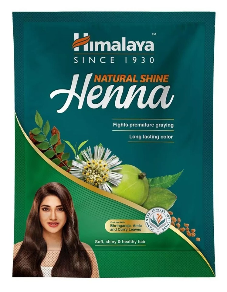 Himalaya Natural Shine Henna brown colour , (PACK OF 2) 120G/EACH fresh ...