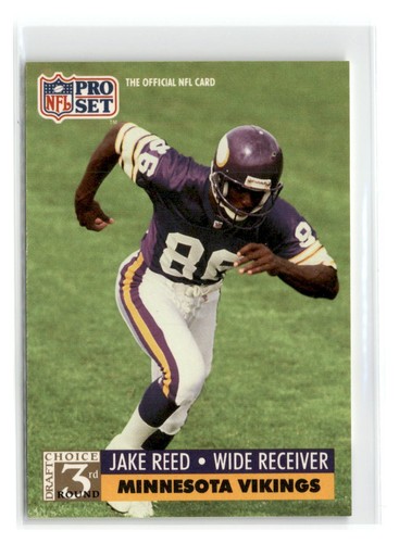 1991 Pro Set - #797 - Jake Reed RC - Minnesota Vikings | eBay