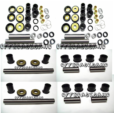 FRONT/REAR UPPER/LOWER A-ARM BUSHING SHAFT KIT HONDA RINCON 650 680 ATV ...
