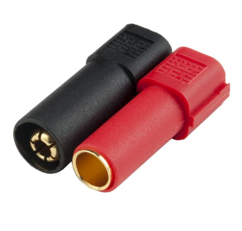 1 Pair 2pcs XT150 Male Female Gold Connector 150A Red Black ESC Motor ...