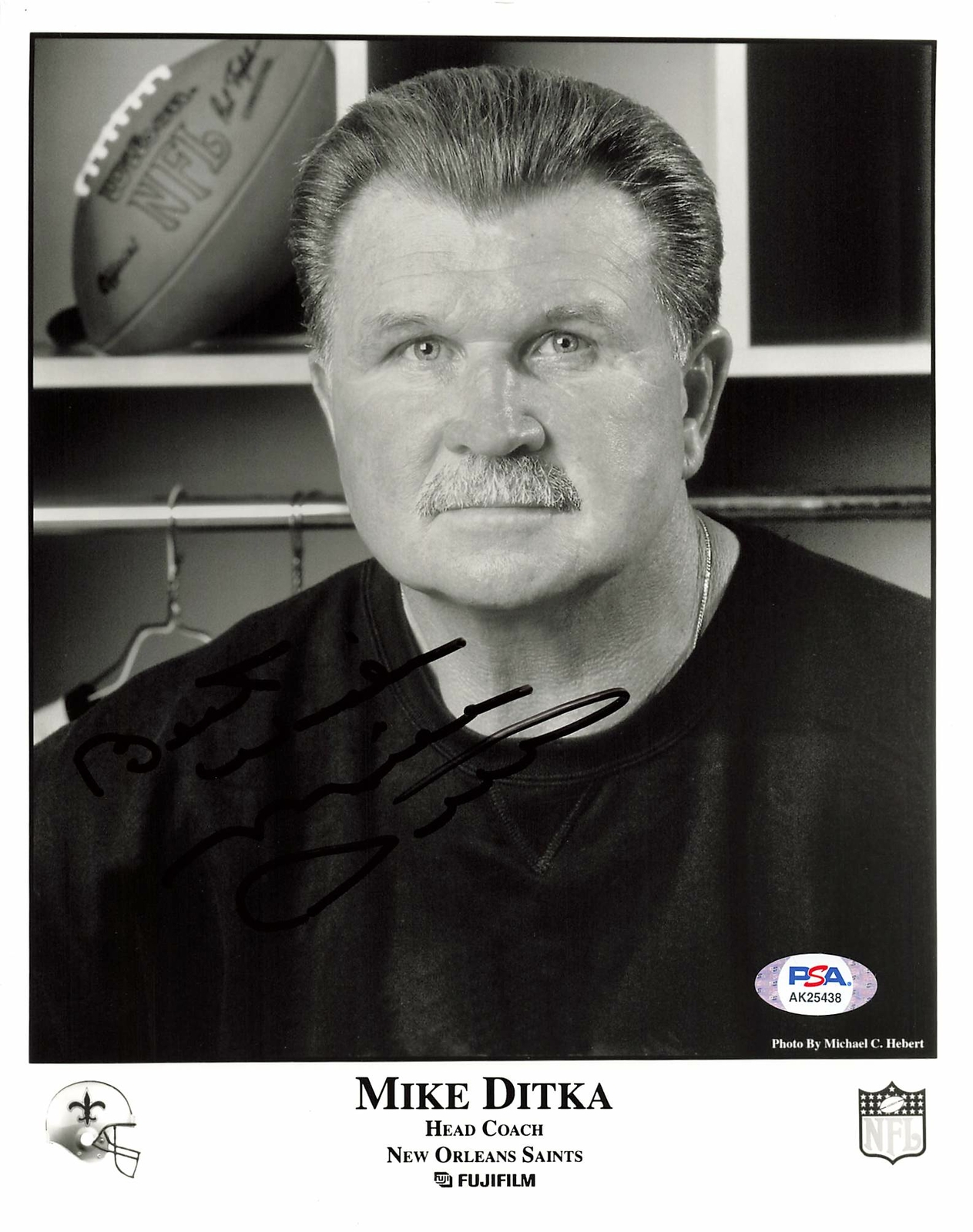 Mike Ditka Bears Signed 8x10 Photo Autograph Auto PSA/DNA AK25438 | eBay