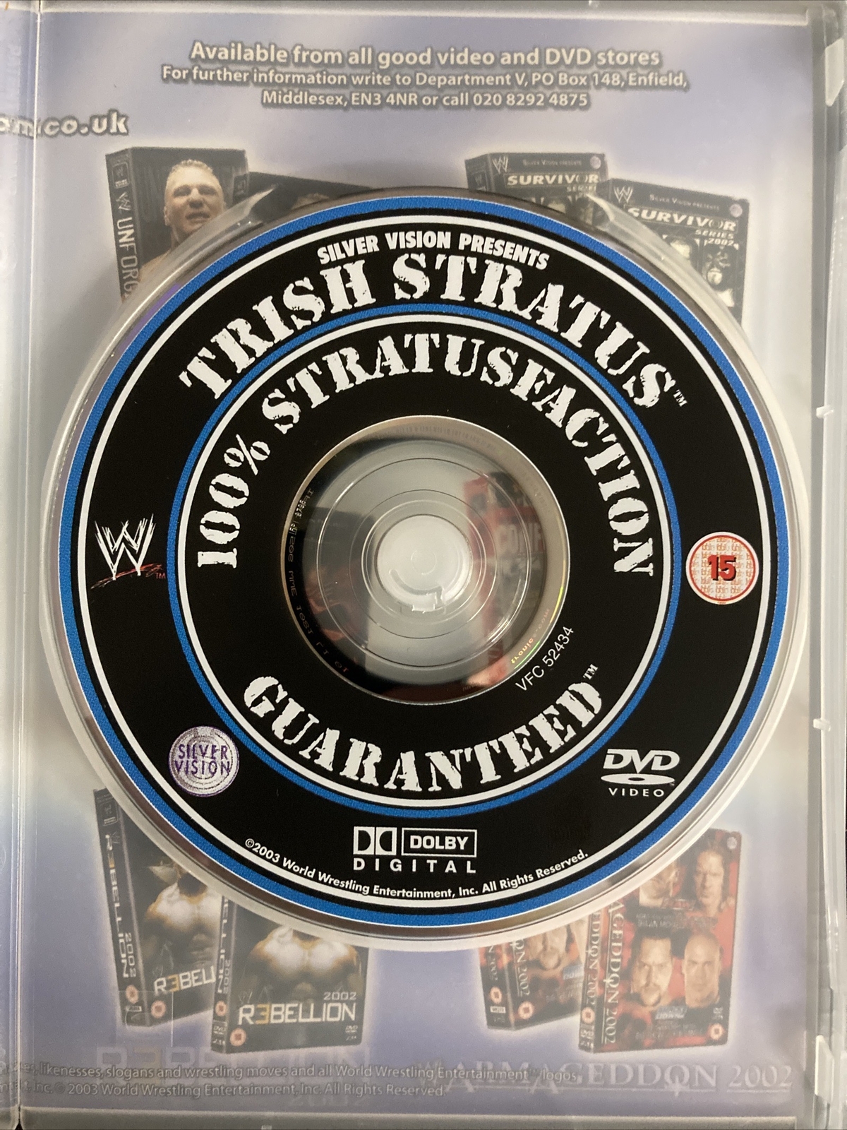 *RARE* WWE Trish Stratus 100% Percent Stratusfaction Guaranteed DVD 5021123110853 | eBay