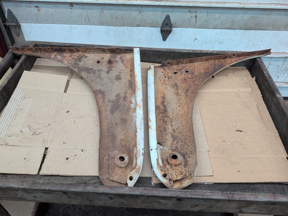 LEFT + RIGHT HOOD SIDE PANEL DOG LEGS Ford 8n 9n 2N A-C | eBay