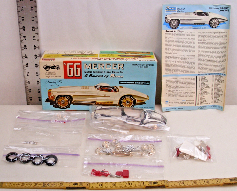 RENWAL 66 MERCER MODEL KIT 1:25 101 BOXED | eBay