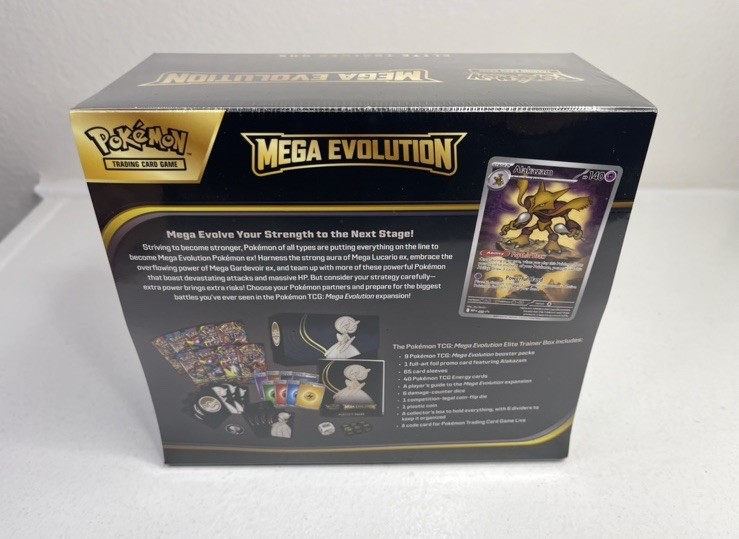 Pokemon ETB Mega Evolution Gardevoir Elite Trainer Box NEW SEALED TCG ...