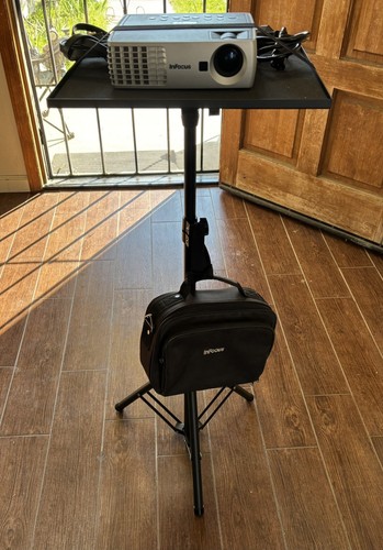 InFocus Projector Model #IN1100 : Includes Stand, Cables, Manual & Case ...