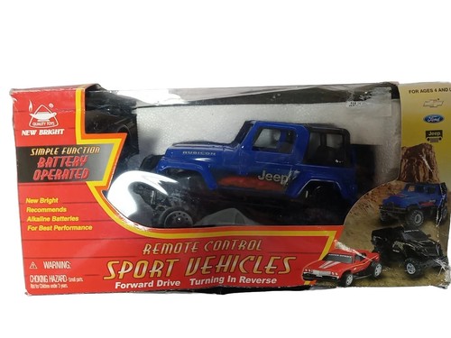 Vintage New Bright Jeep Rubicon Remote Control Car - NIB | eBay