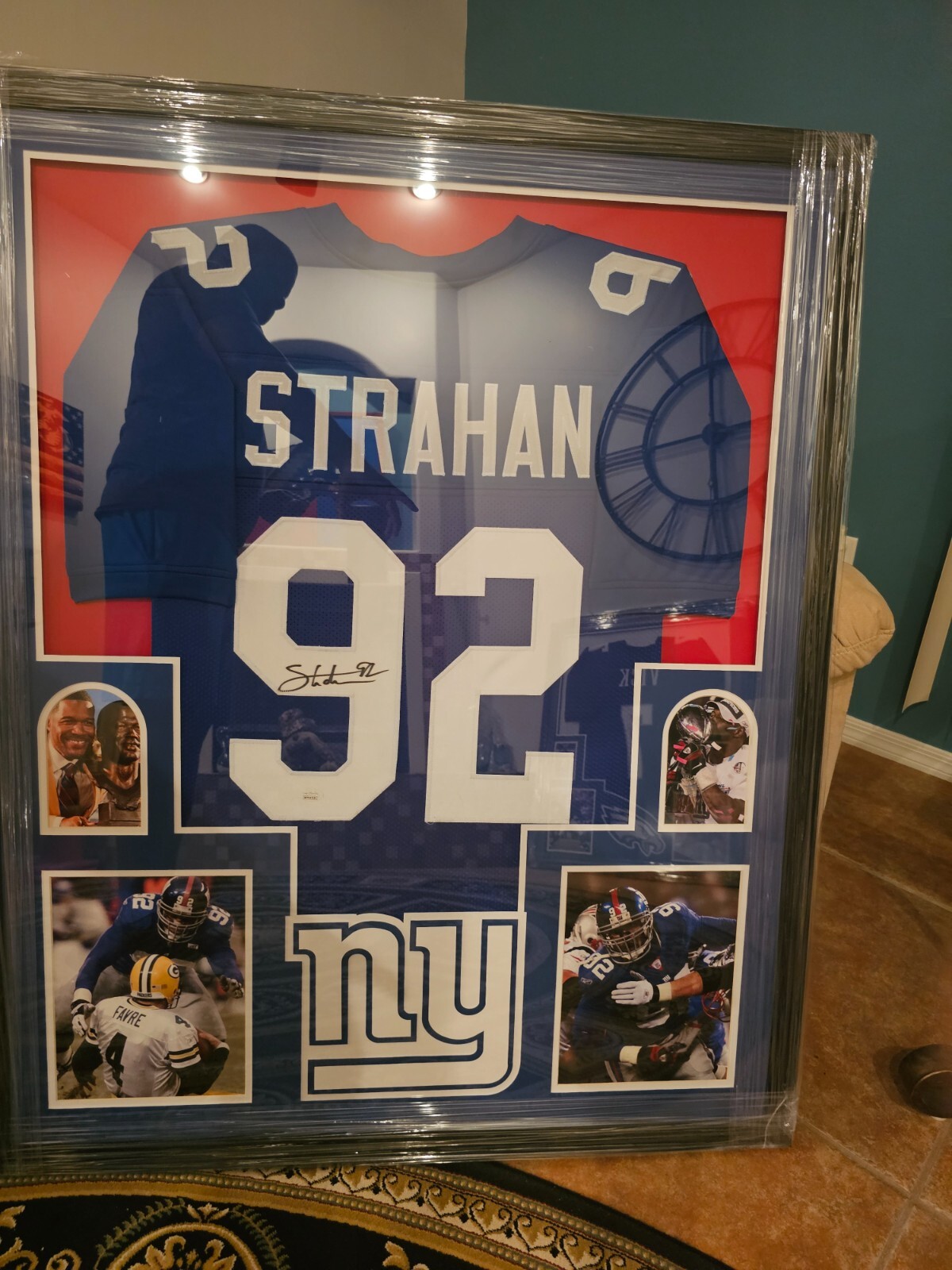 New Michael Strahan Signed jersey with COA | eBay