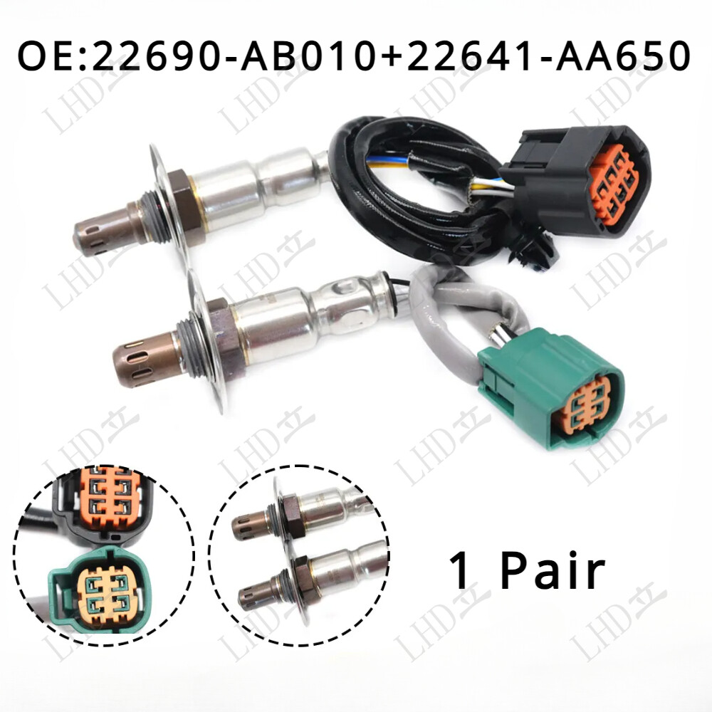 1 Pair Up+Downstream Oxygen Sensor For Subaru Forester WRX 2.0L Turbo ...