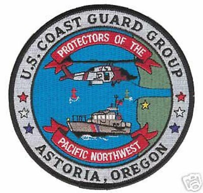 USCG COAST GUARD ASTORIA PROTECTORS OF NORTHWEST 5" EMBROIDERED PATCH ...