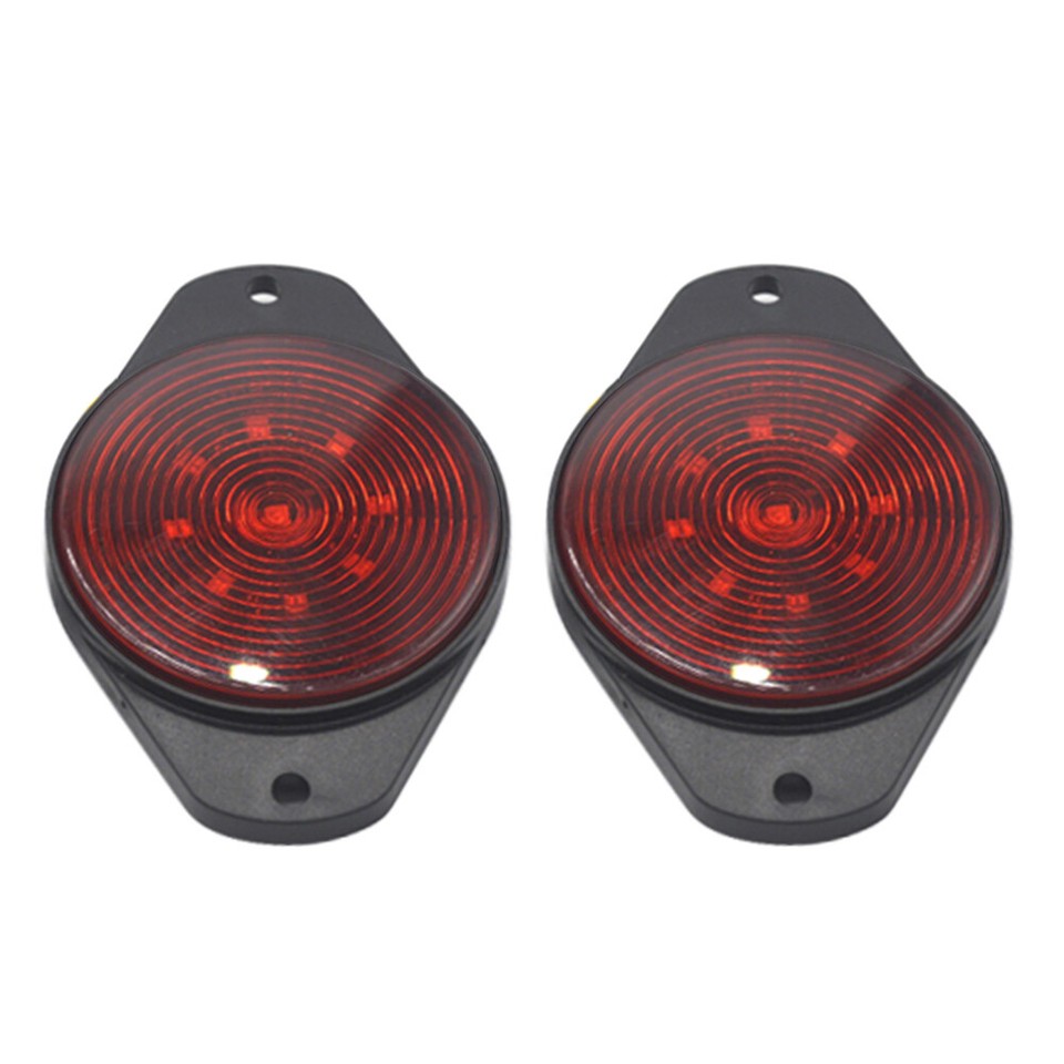Round 9 LED Side Light Winding Lamp Side Marker Lamp For Car Bus Truck ...