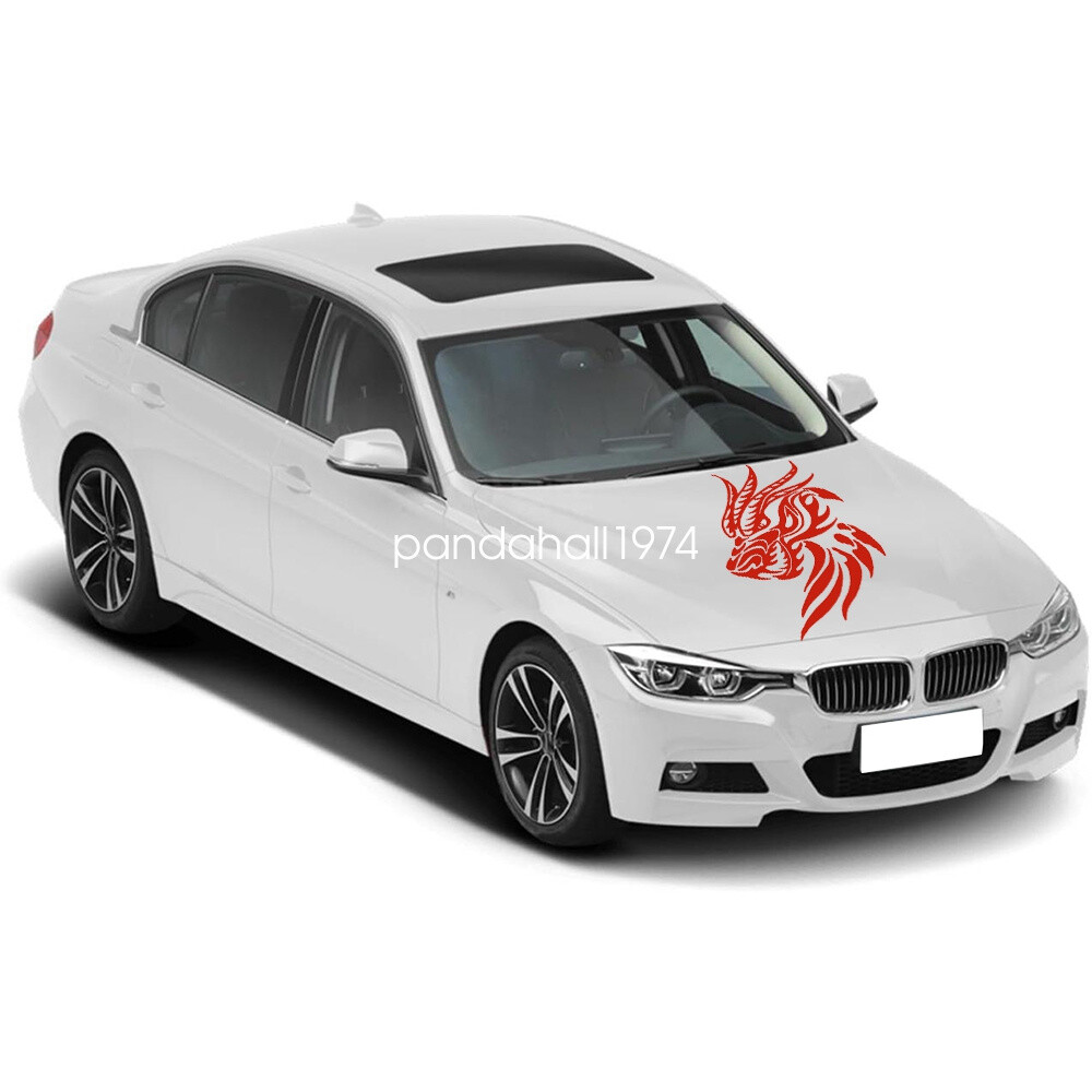 Universal Car Dragon's Head Graphic Cool Decal Car Hood Roof Body ...