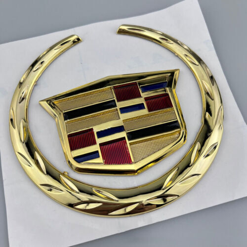 Rear Front Grille Ornament Emblem Badge for Cadillac Escalade SRX CTS 6 ...
