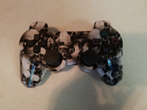 Ps3 Controller Skull Wireless Tested and Working | eBay