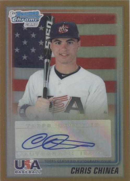 2010 Bowman Draft Picks & Prospects - USA Team Autograph Chris Chinea # ...