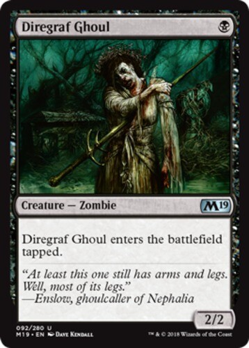 MTG: Diregraf Ghoul [Moderately Played] Core Set 2019 Magic the ...