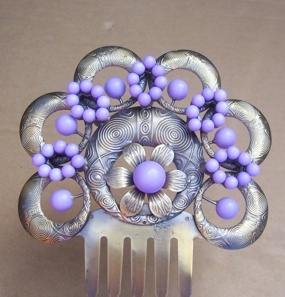 Hair comb peineta Spanish mantilla style hair accessory | eBay