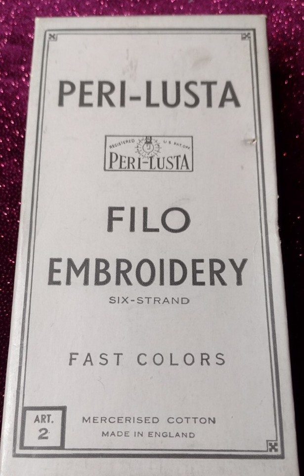 Vintage Box 24ct Peri-Lusta 409 D Dk. Brown Embroidery Floss | eBay